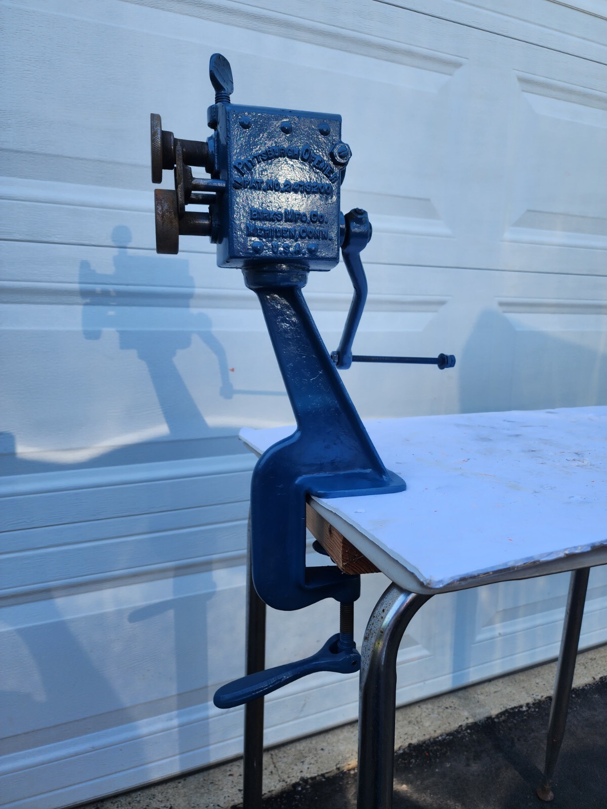 Rare Birks MFG. Pittsburgh Opener sheet metal lock seam opening machine ...