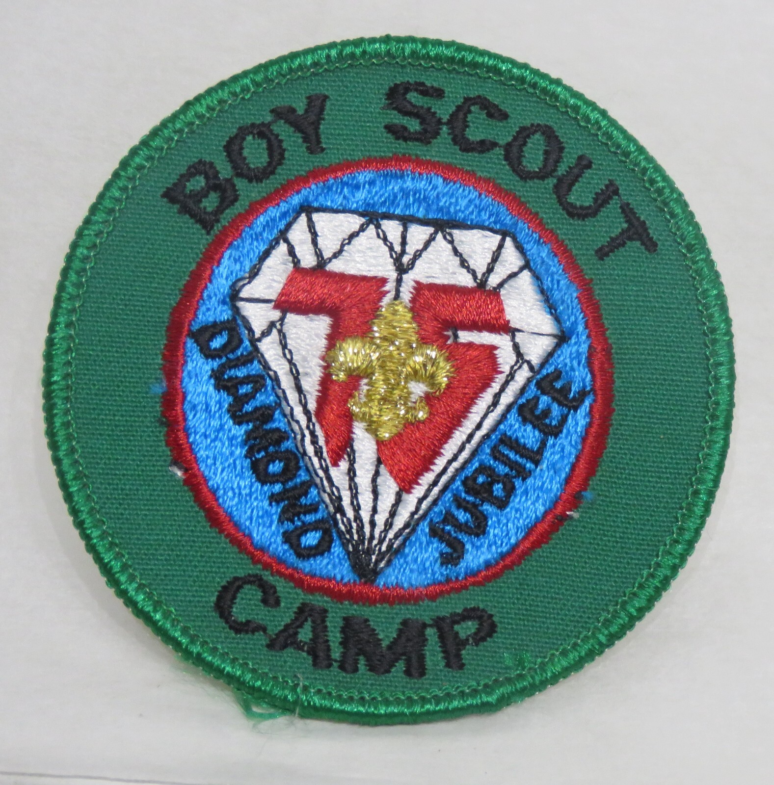 Boy Scouts America Patch Diamond Jubilee Boy Scout Camp BSA | eBay