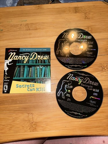 NANCY DREW Secrets Can Kill PC Game COMPLETE Windows 95 98 2000 ME ...