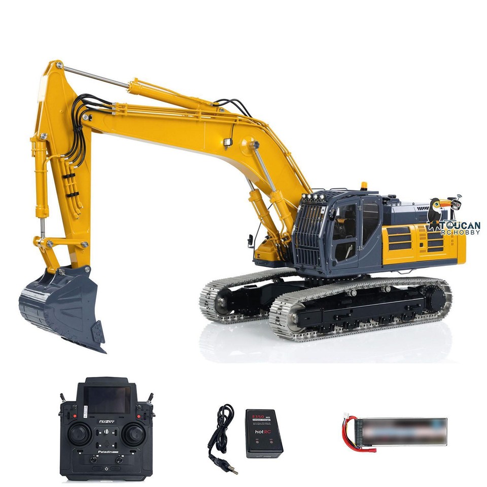 1/14 LESU Hydraulic RC Excavator SK500 RTR Engineer Digger Model W ...