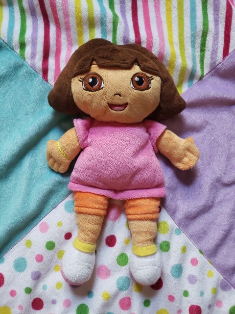 Dora The Explorer Lovey Security Blanket Plush Toy 25” 3D Raised | eBay