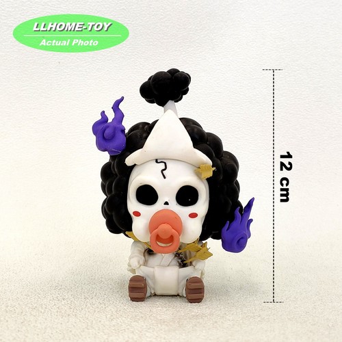 Anime OP Wano country Baby Burukku pacifier cute sit PVC Figure Statue ...