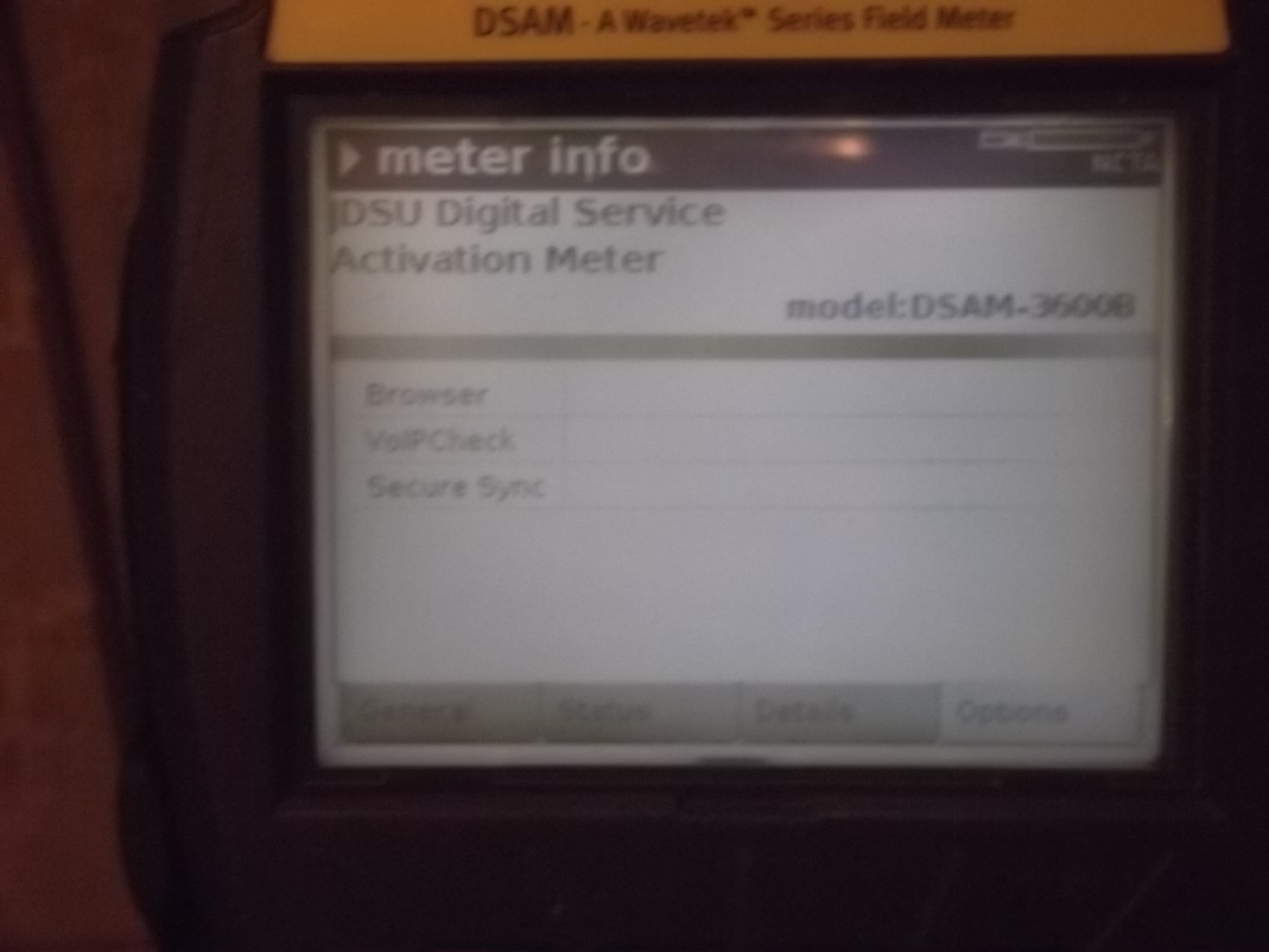 JDSU DSAM-3600B DIGITAL ACTIVATION SERVICE FIELD METER WAVETEK DOCSIS 2 ...