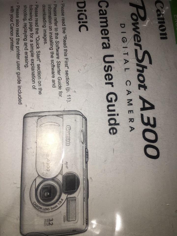 Canon PowerShot A300 3.2MP Digital Camera - Silver 13803024197| eBay