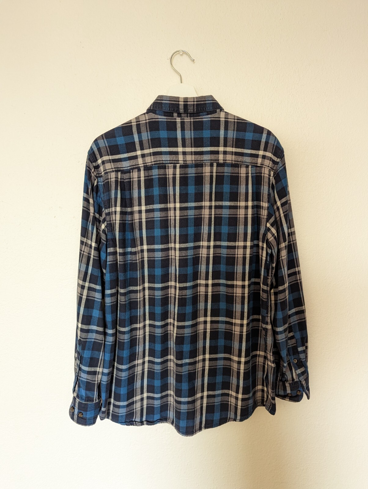 Vintage Blue Plaid Flannel - Fear of God Pattern - Gem