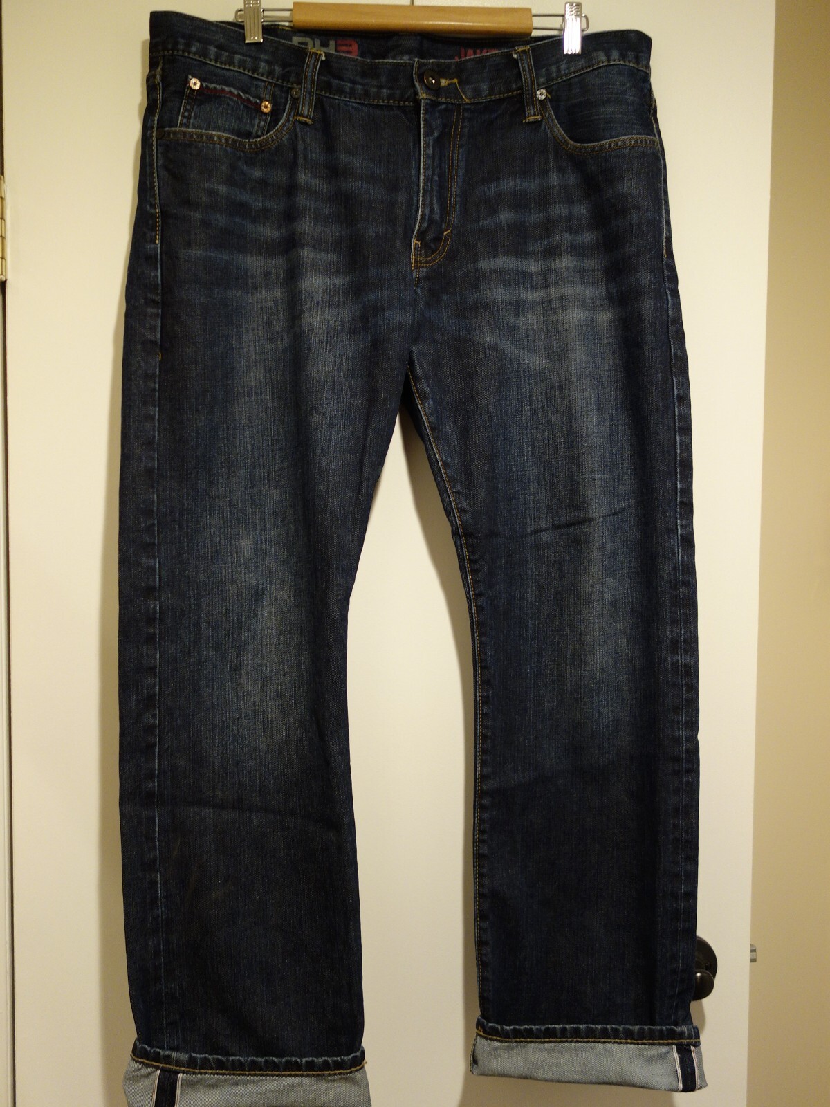 DH3 SELVEDGE DENIM JEANS, JAKE, STRAIGHT FIT, Men’s, … - Gem