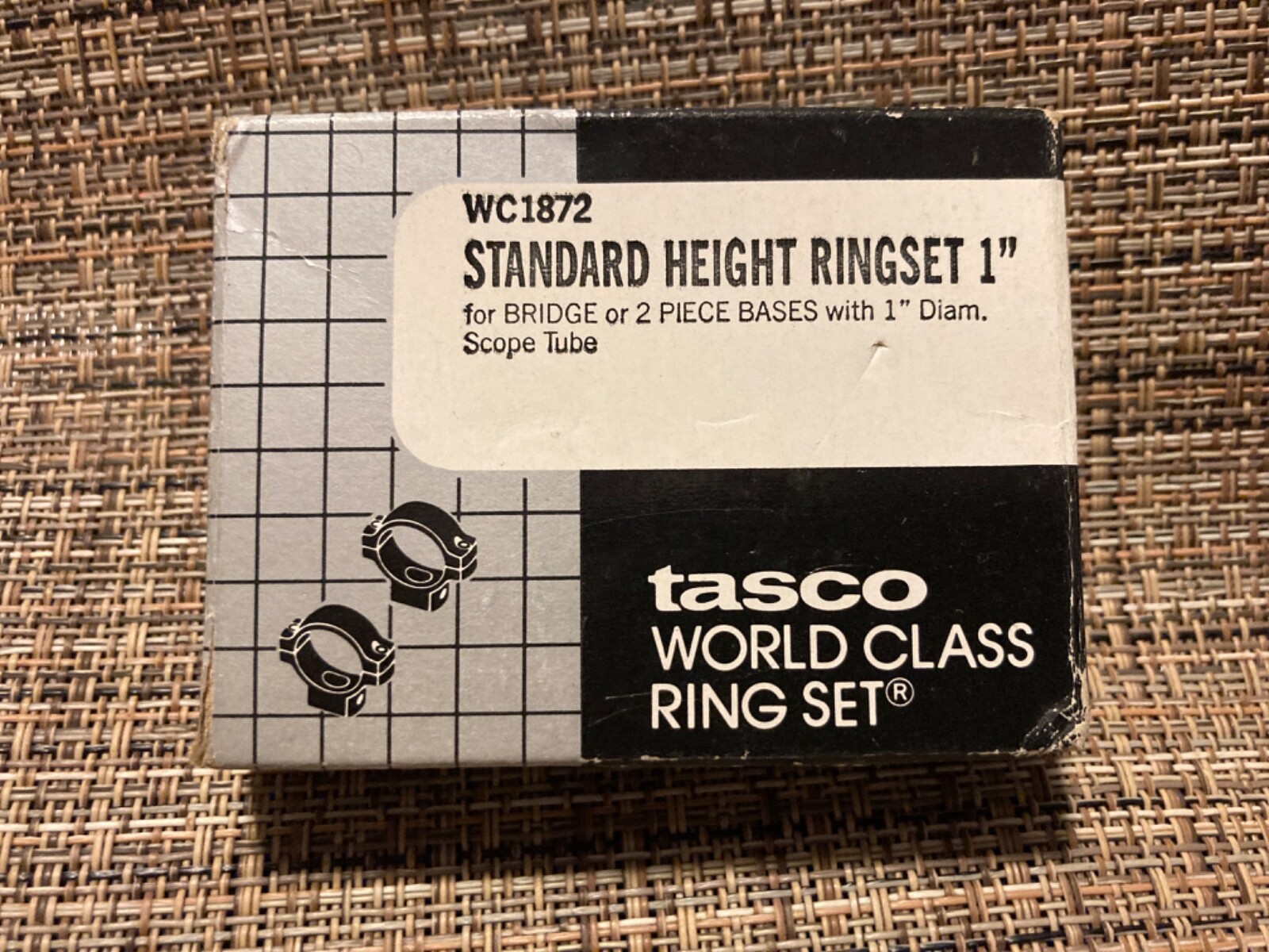 Vintage Tasco WC1872 World Class 1 inch Scope Mount Rings NOS | eBay