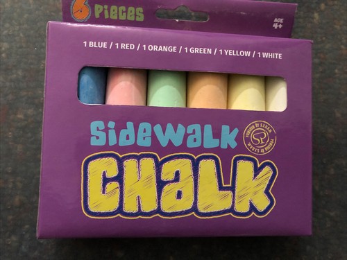 Sidewalk Chalk. 6 Pack By STORM | eBay