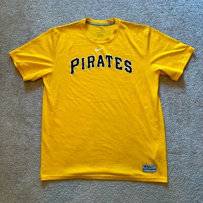 Nike Pittsburgh Pirates Dri-Fit Performance Apparel Shirt Mens Size (L ...