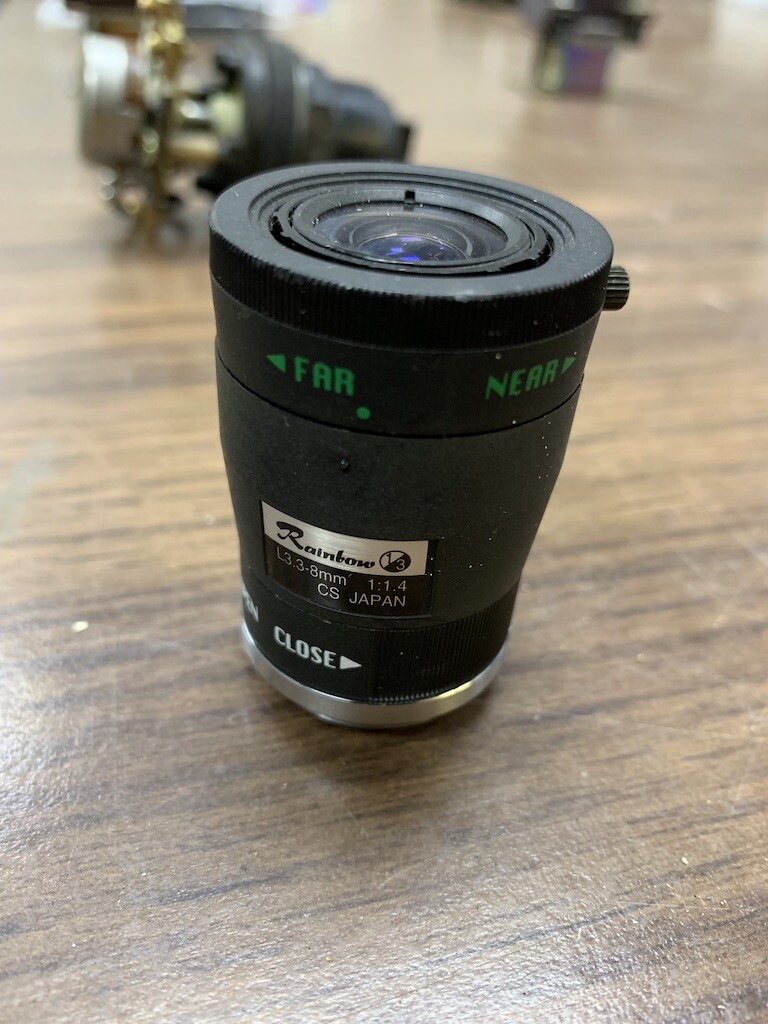 RAINBOW L3.3-8mm 1:1.4 CS DC-IRIS AUTO-IRIS CCTV CAMERA LENS B129 | eBay