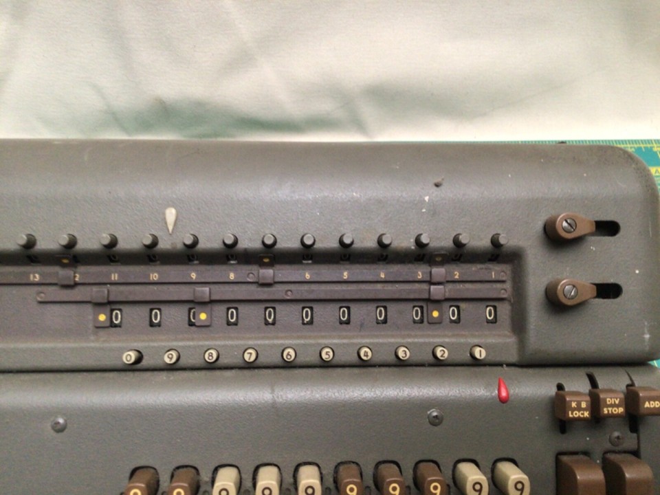 Antique 1950s Friden SW-10 Electro-Mechanical Math Calculator Untested ...