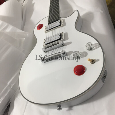 Alpine White Buckethead lp Electric Guitar Red Killswitch Chambered ...