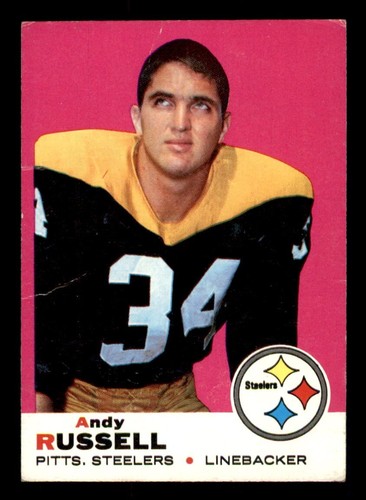 1969 Topps Football #17 Andy Russell VG *e1 | eBay