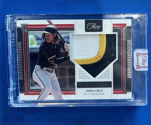 Oneil Cruz 2022 Panini Three And One RC 3 Color Player Worn Patch /60 🔥 ...
