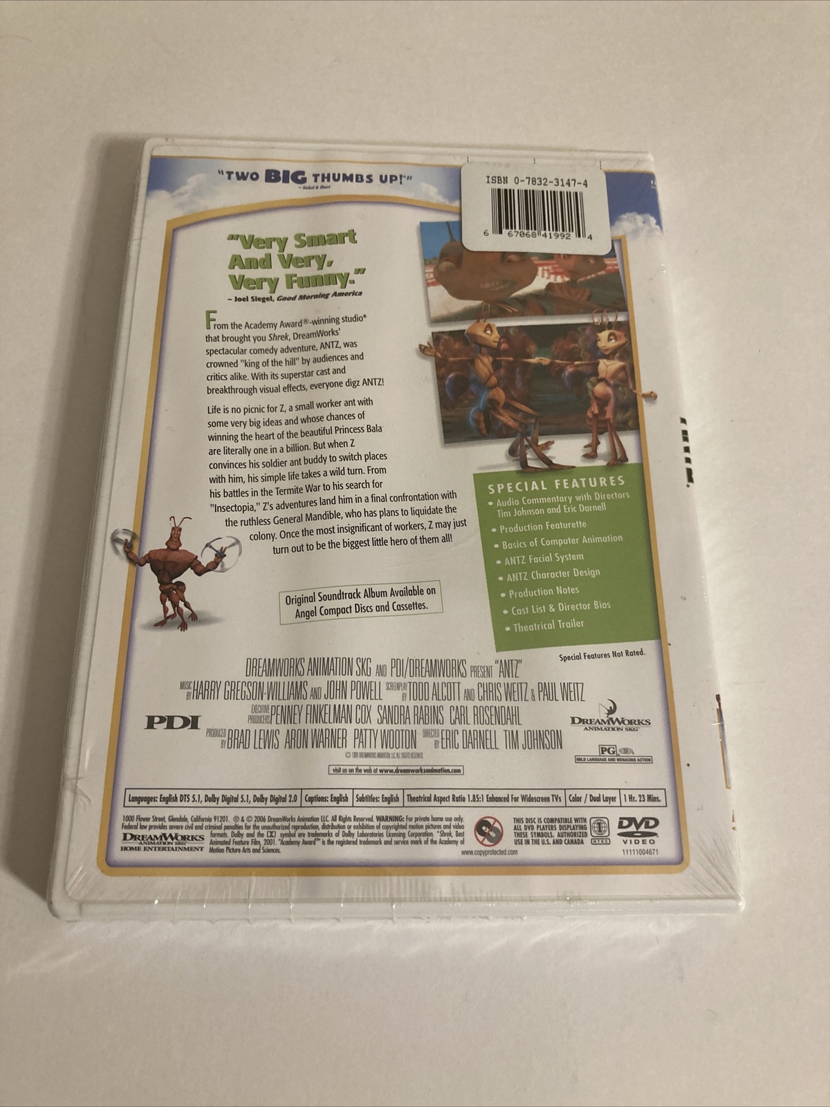 Antz DVD 1998 Movie Dreamworks (NEW/SEALED) | eBay