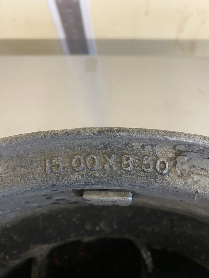 Vintage Ford Wheels 15"x8.5" 5x5.5 Slot Wheels Aluminum Mag Wheel Jeep ...