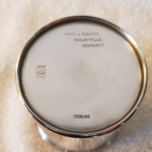 MARK J SCEARCE sterling silver KY traditional MINT JUEP CUP RMN Presentation | eBay