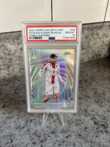 2024 Topps Chrome Uefa Euro - Hobby Masters Khvicha Kvaratskhelia #H6 ...
