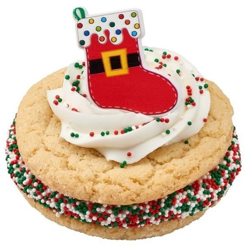 Cake Cupcake Toppers Layons Rings Christmas Gnomes Seasons Greetings ...