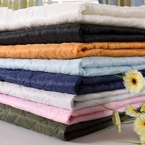 Quilted Lining Fabric Winter Padded Cloth Fabrics DIY Material Sold By ...
