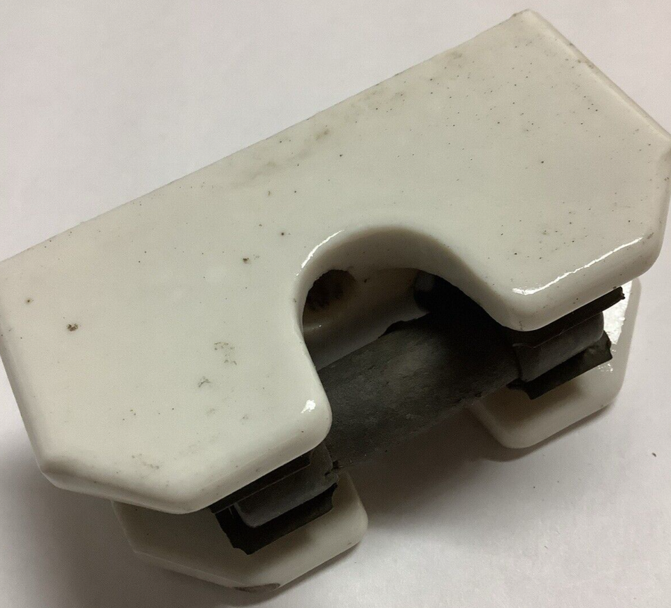 VINTAGE SINGLE CERAMIC FUSE BLOCK | eBay