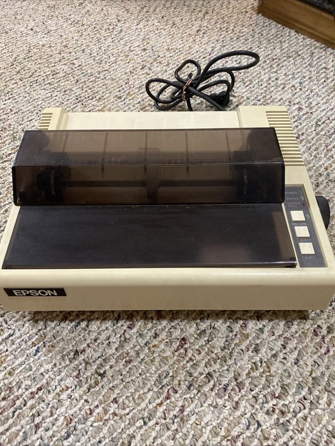 Epson Mx-80 Type III F/t Dot Matrix Printer Circa 1982 for sale online ...