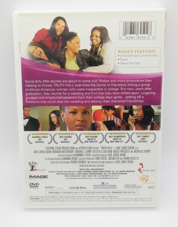 TRUTH HALL DVD MOVIE, JADE JENISE DIXON, TAMARA CURRY, NICOLE PRESCOTT ...