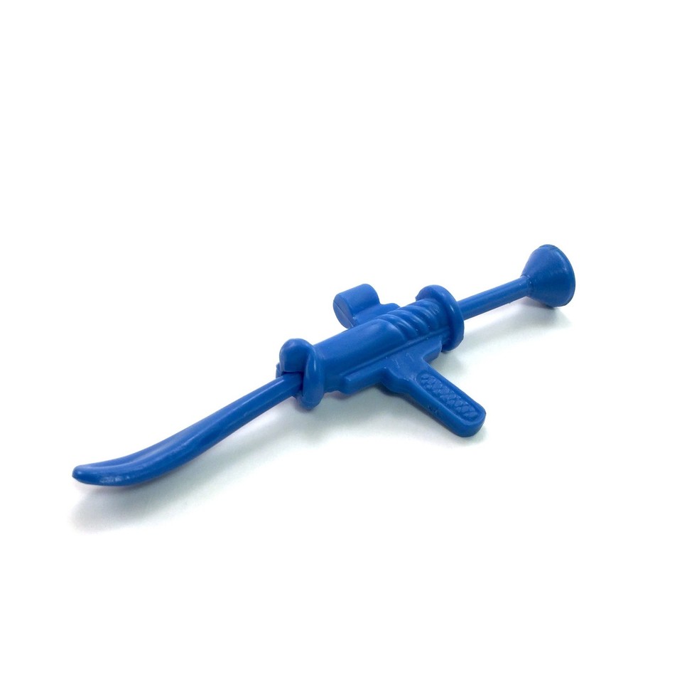 Vintage 80s TMNT Ninja Turtles 1989 Genghis Frog TONGUE GUN, WHY? blue ...