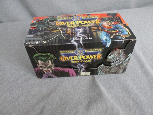 DC Overpower Card Game Batman & Superman Display 11 Starter Decks ...