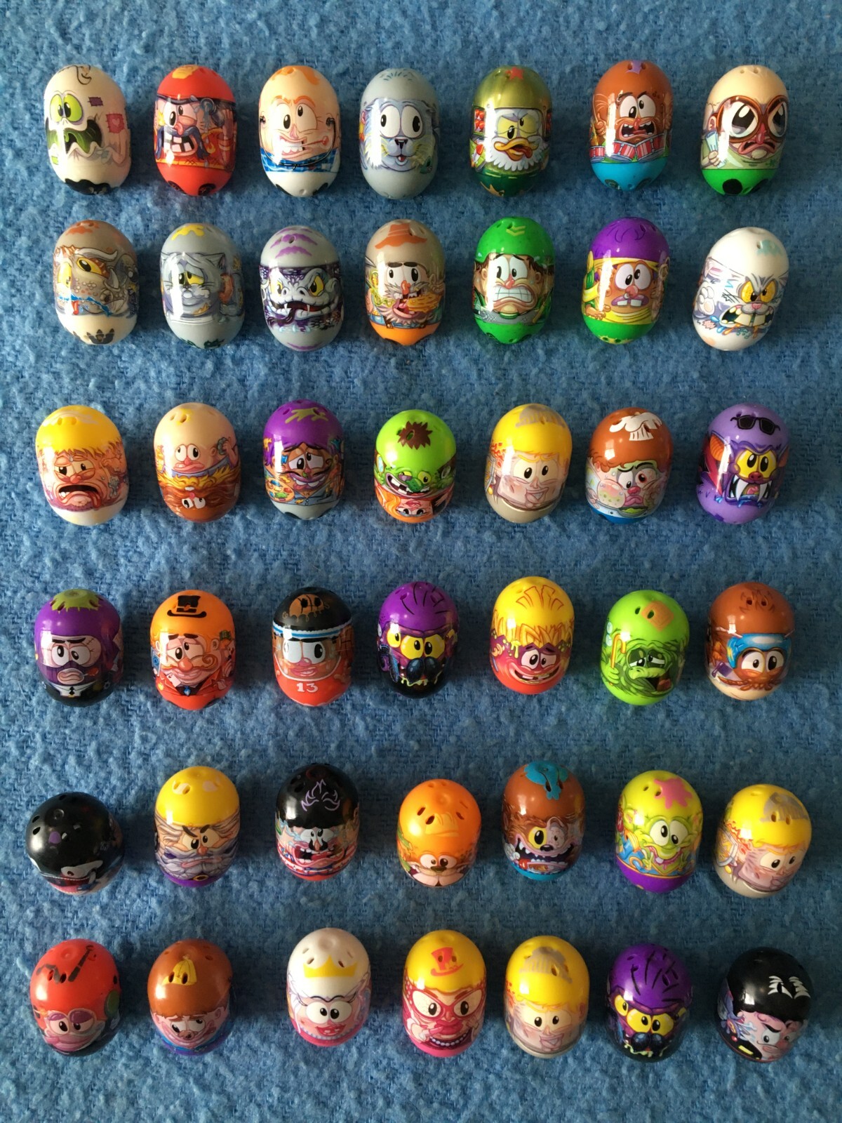 Lot of 42 MIGHTY BEANZ and 3 SLAM PACK Storage Green Purple 2017 2018 ...