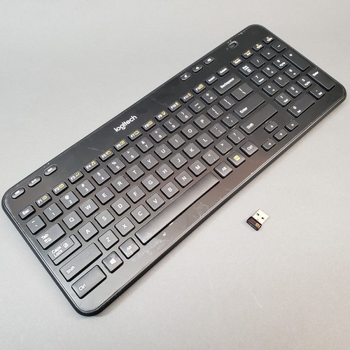 Logitech K360 Wireless Desktop Keyboard with Unifying Receiver / Dongle ...