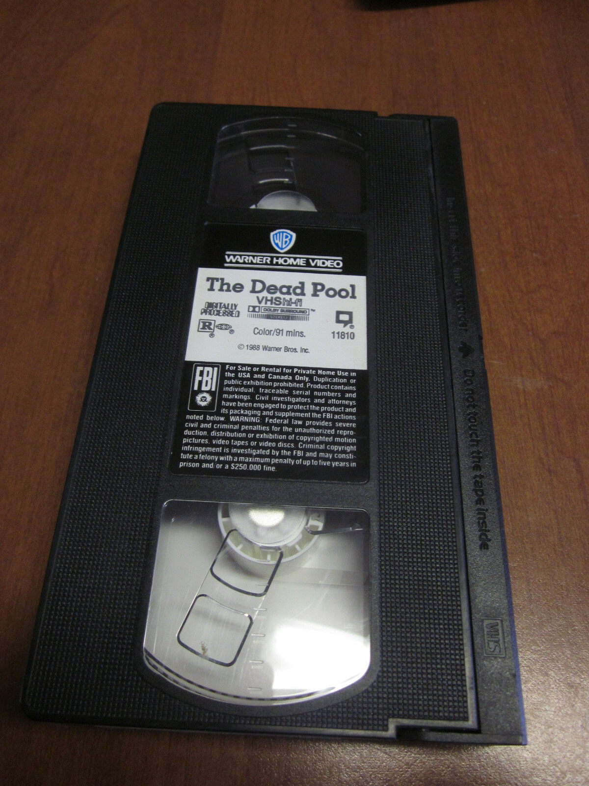 The Dead Pool (VHS, 1990) NO BOX 85391181033| eBay