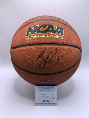 JALEN ROSE Michigan Wolverines Fab Five SIGNED Wilson NCAA Basketball w ...