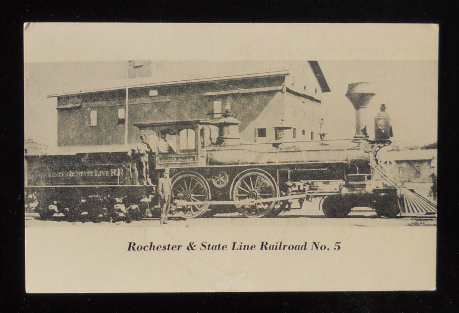 1969 1870s View Rochester & State Line Railroad Steam Engine 5 Brooks ...