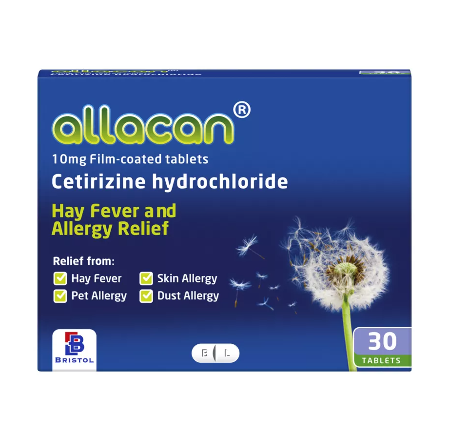 Cetirizine 10mg - 30 Tablets x 12 Packs Hayfever Relief Allacan | eBay UK