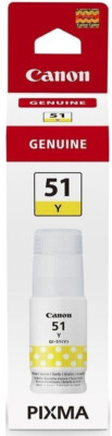 Original Canon Ink GI-51Y Yellow 4548C001 for Pixma G 1520 1560 2520 ...