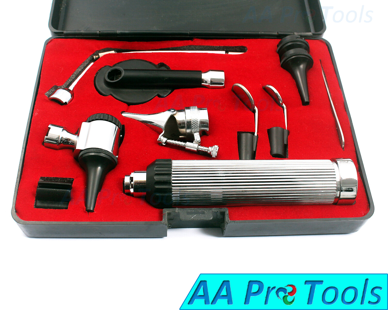 Ophthalmoscope / Otoscope ENT Set Ear Care Diagnostic Instruments With ...