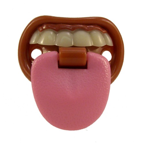 Baby With Attitude Pacifier Toddler Child Binky Suck Gums Sucking Sooth ...