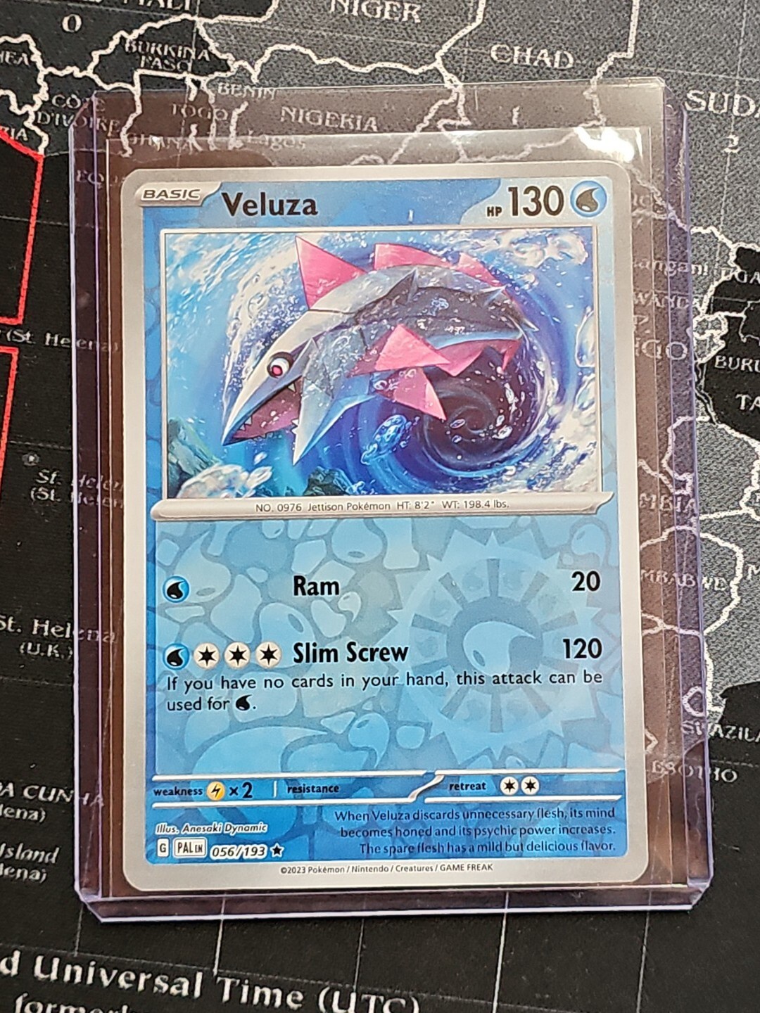 VELUZA 056/193 Reverse Holo Rare Paldea Evolved Pokemon TCG Card NM ...