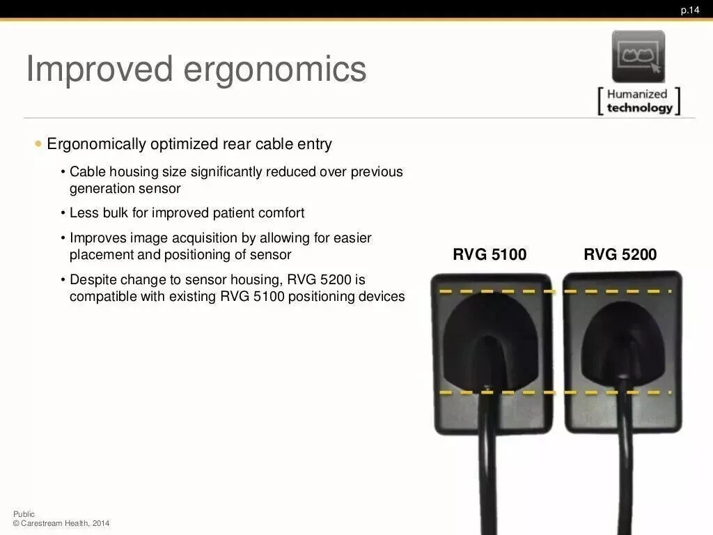 Dental Carestream Kodak RVG CS 6200 Digital Sensor Size 2 Fast ship | eBay
