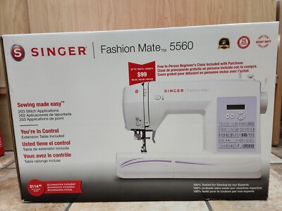 SINGER Fashion Mate 5560 Sewing Machine. New Brand 840163302005| eBay