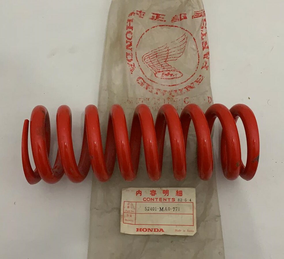 1982 XR500R REAR SHOCK ABSORBER SPRING HONDA XR 250 500 R 82 52401-MA0 ...