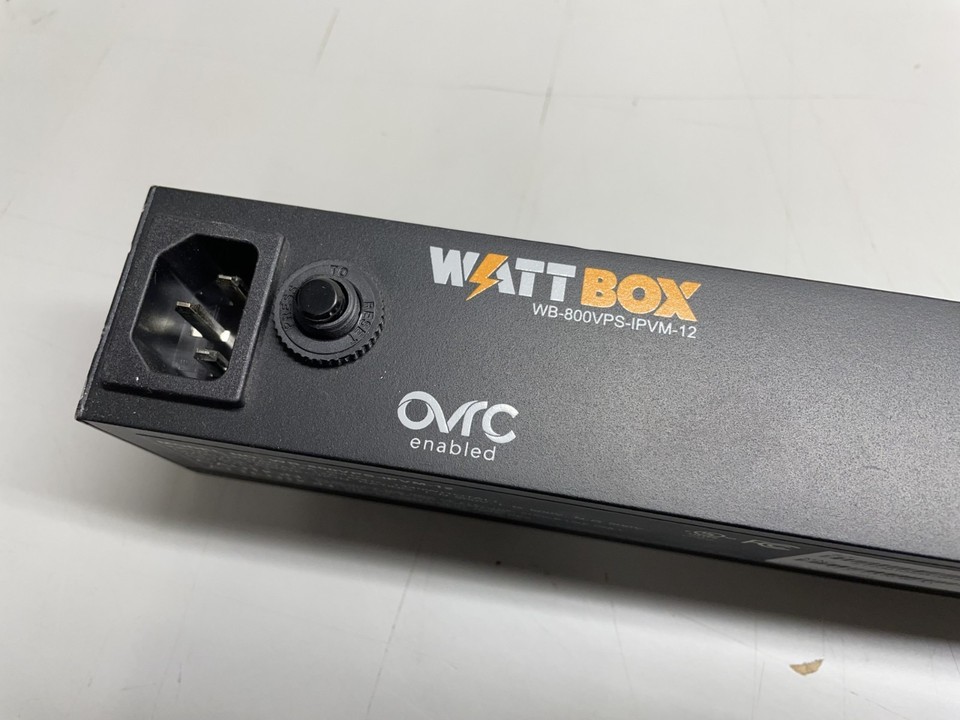 WattBox Watt Box WB-800VPS-IPVM-12 Vertical Power Strip & Amp ...