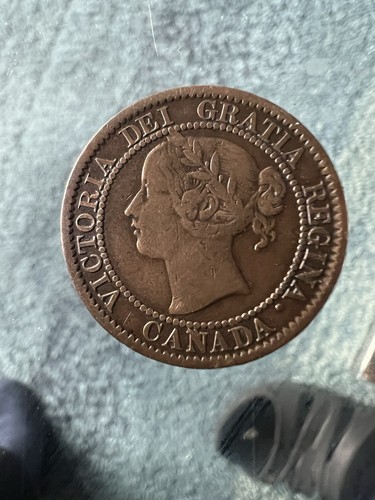 1858 CANADA 1 One Cent Coin - VICTORIA - RARE in Good Condition. | eBay