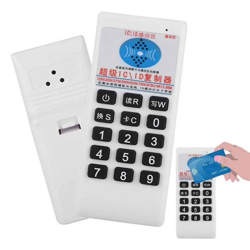 RFID NFC IC Card Reader & Writer+5XUID Keychain 125Khz-13.56MHZ ...