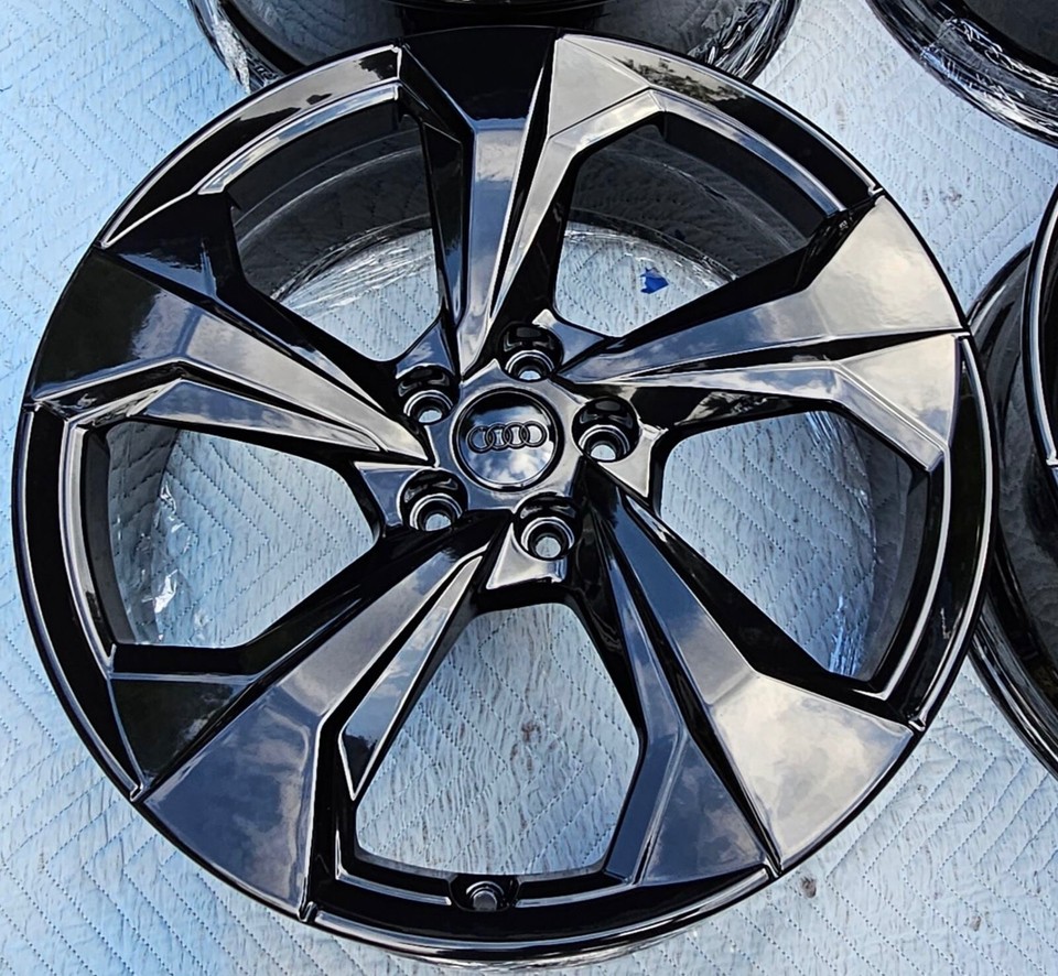 2021 Audi Q5 OEM Factory Wheels Rims 20" Powder Coated Black ...