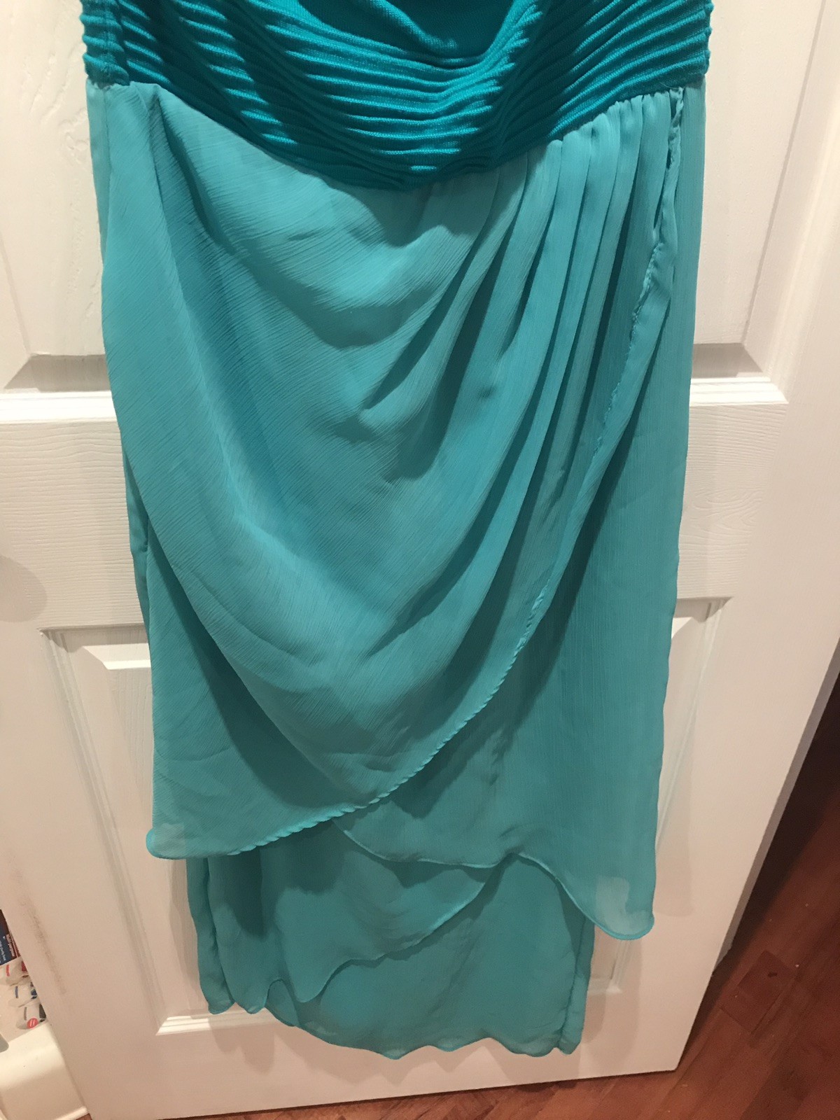 Turquoise Green Strapless Tube Dress Size L | eBay