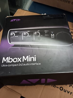 AVID Mbox Mini USB Audio Interface with original box | eBay