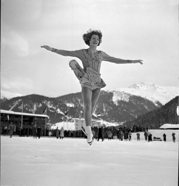 Tenley Albright 1953 Switzerland Historic Old Photo | eBay