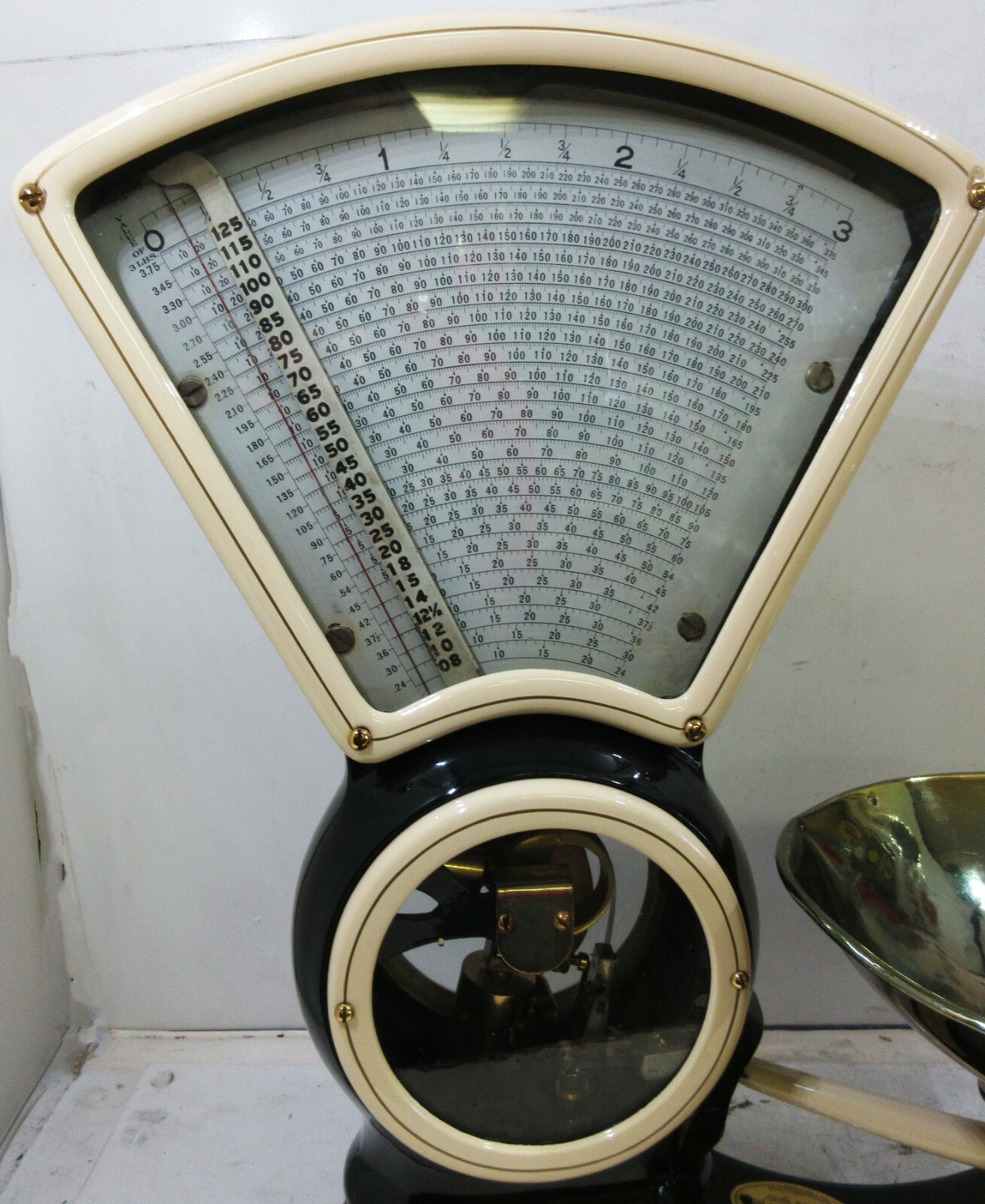 Stimpson Three Pound Off Set Computing Candy Scale circa 1900's | eBay